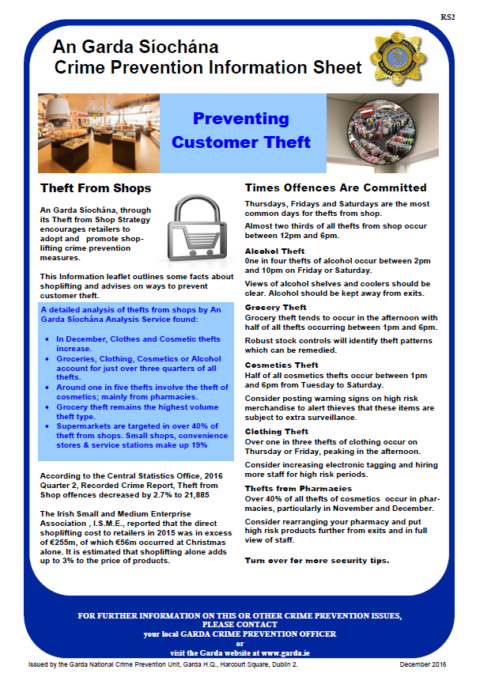 Crime Prevention Tips from An Garda Siochana - Love Carlow